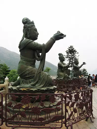 Babban Buddha, tsibirin Lau, Hong Kong, Asia