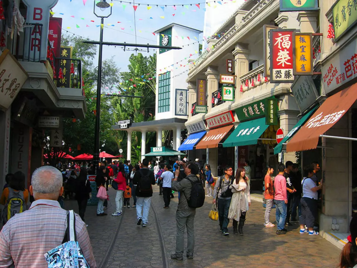 Parque do oceano Parque de diversões, Hong Kong, Ásia