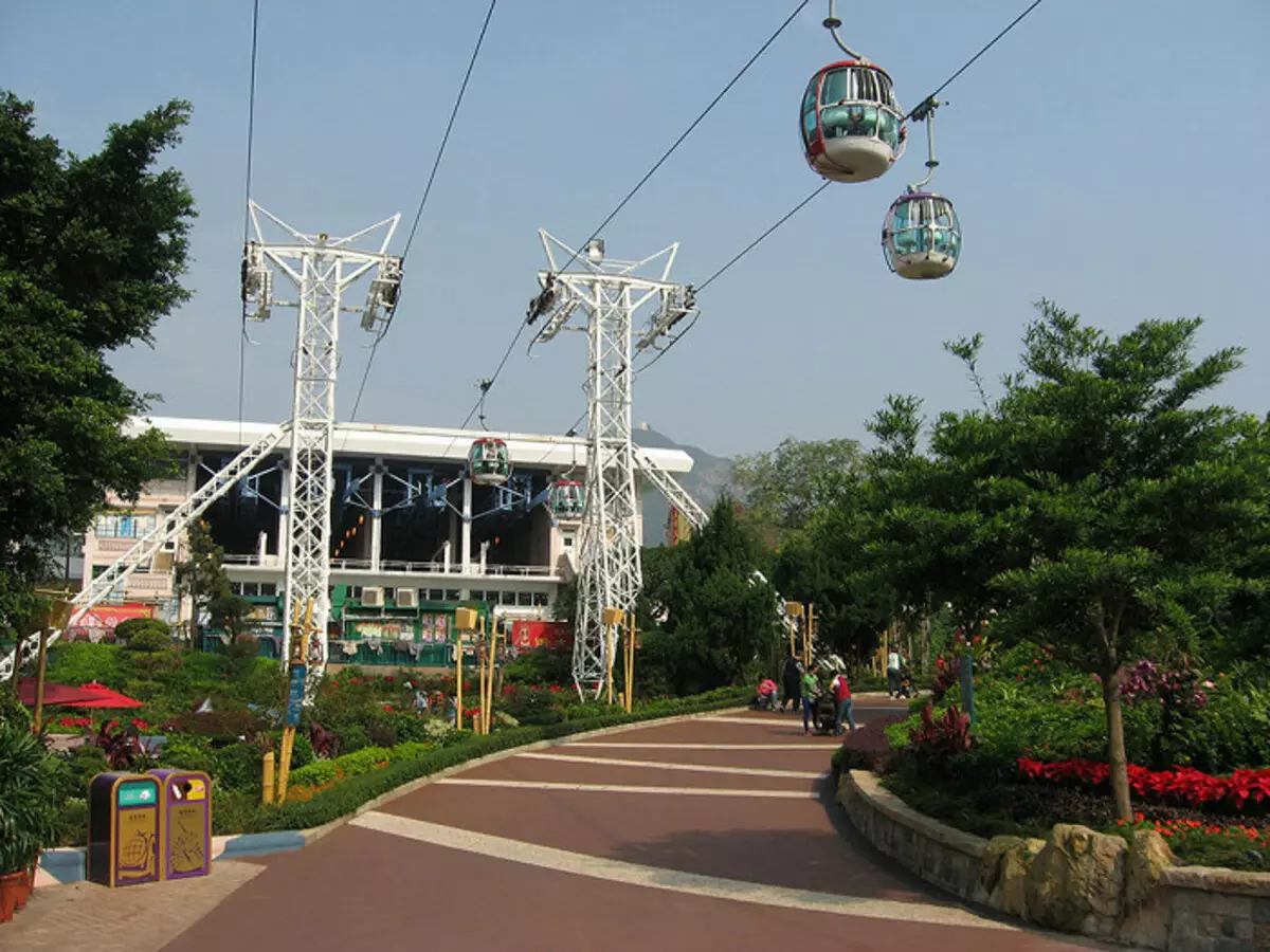 Parque do oceano Parque de diversões, Hong Kong, Ásia