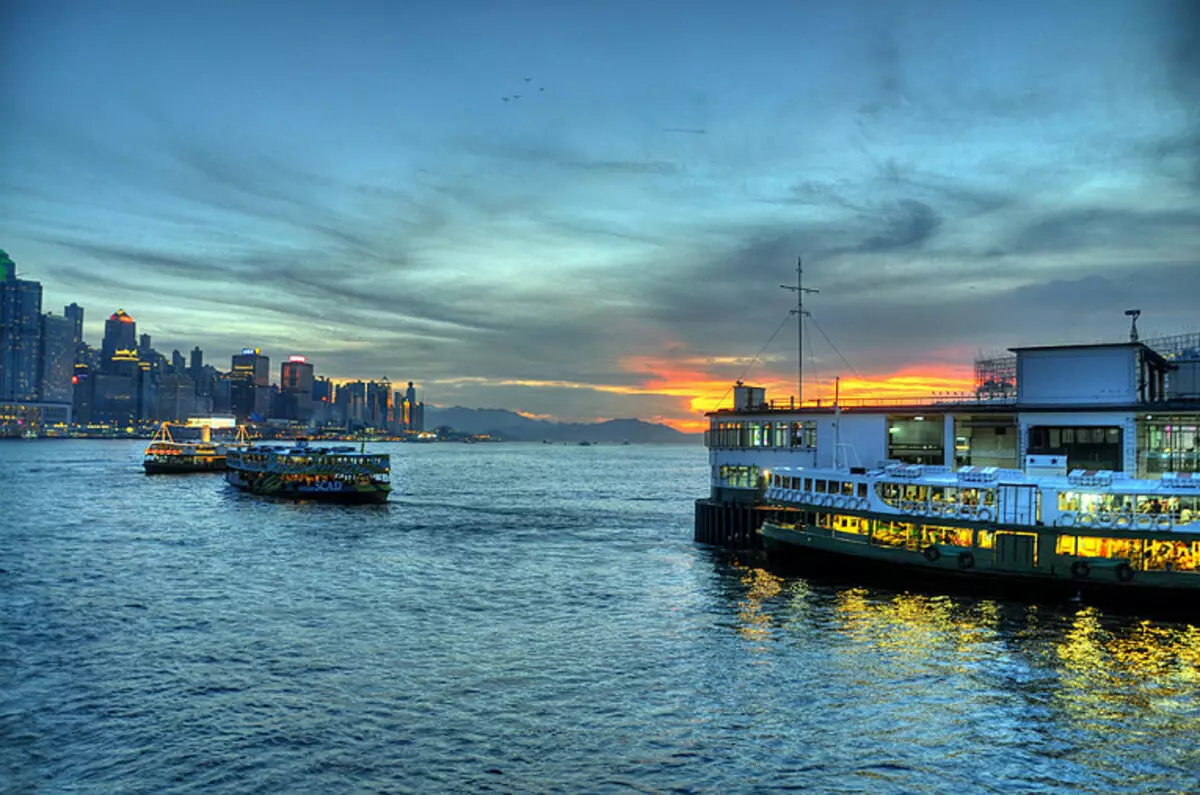 Star Ferry, porto de Victoria, Hong Kong, Asia