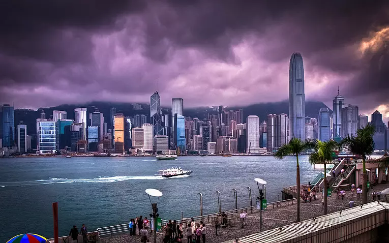 Harbor Victoria, Hong Kong, Asia