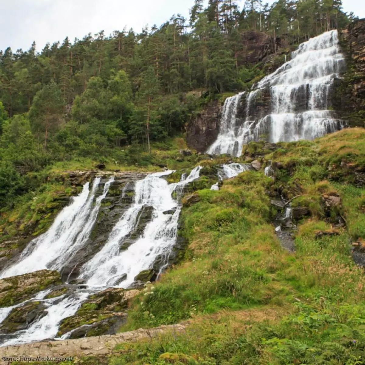 Top 5 vun de schéinste Waasserfäll vun Norwegen