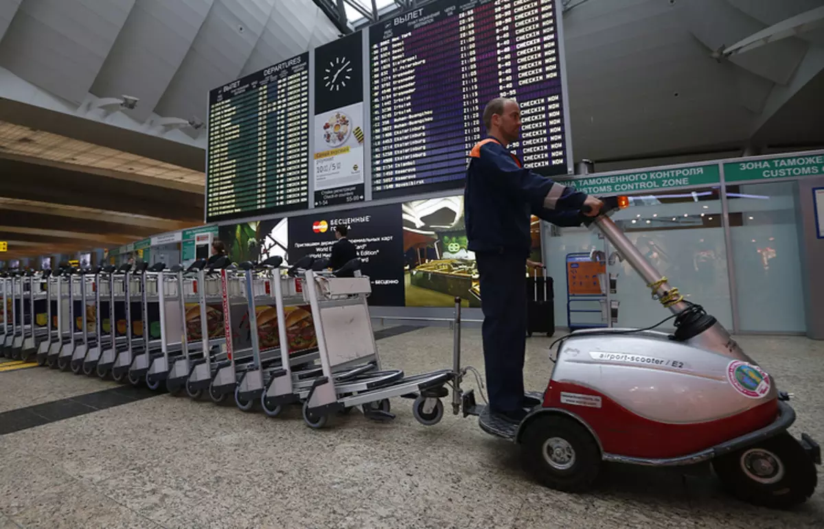 Passagiers verkeer Sheremetyeva steeg naar 34 miljoen mensen in 2016