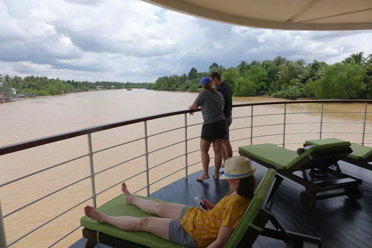 Viaja en el río Mekong con lujosos cruceros vietnamitas.