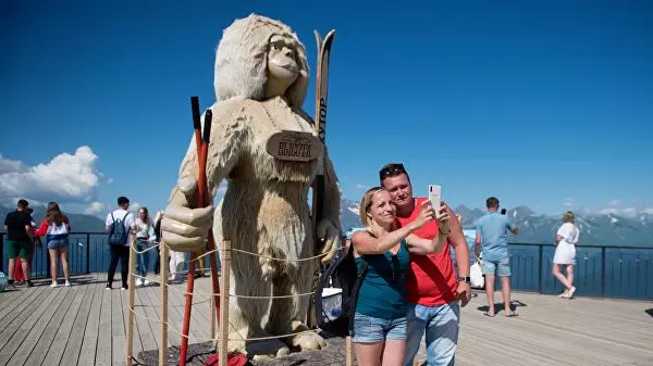 Digües denominadas entre los turistas rusos de los extranjeros.