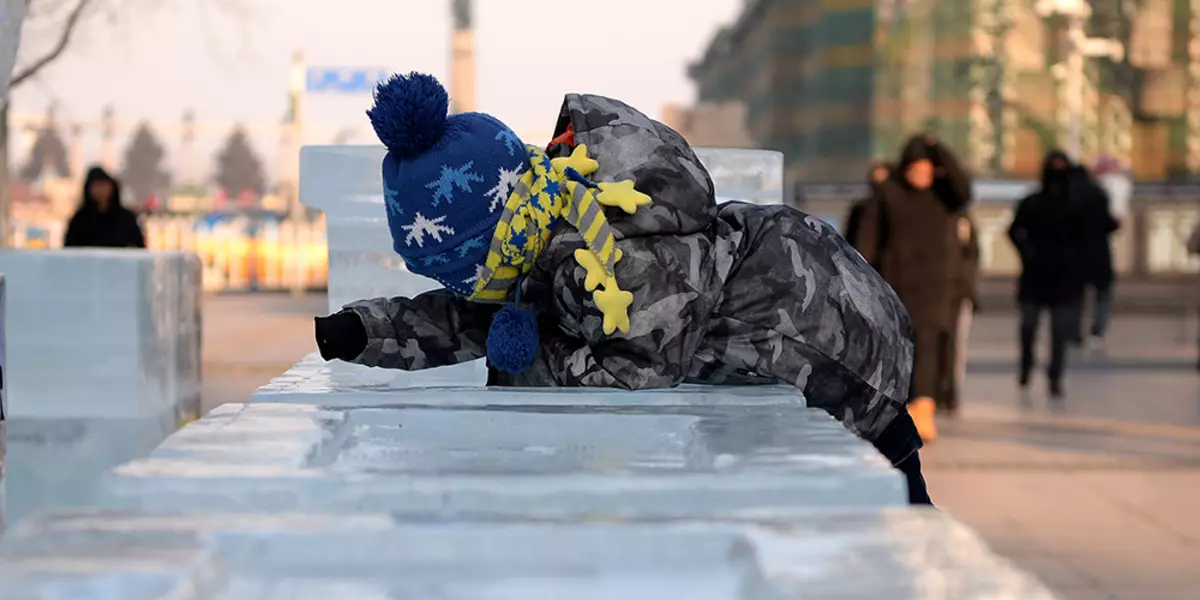 Harbində, qış turizmin zirvəsi var idi