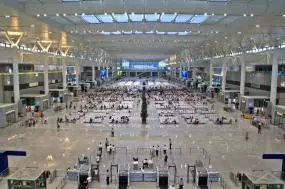 Sa Shanghai Airports nakakuha usa ka sistema sa paglupad alang sa paglupad nga wala'y landing coupon