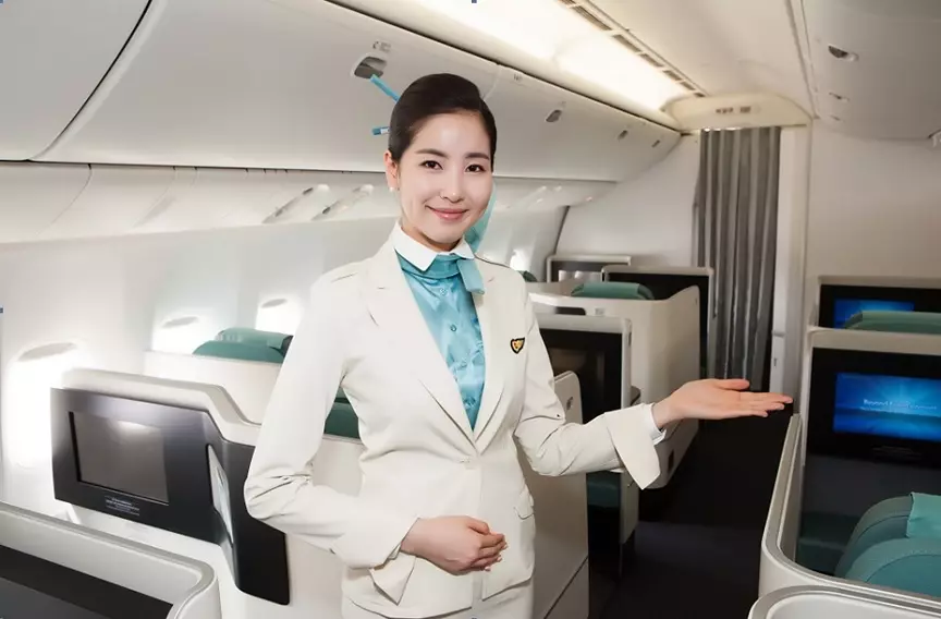 Die koreanische Luft-Business-Klasse wurde als das Beste unter den ausländischen Fluggesellschaften anerkannt