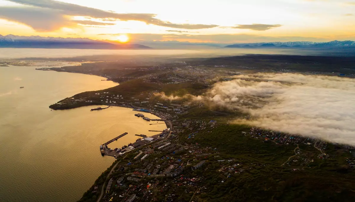 Silberschatten-Kreuzfahrt-Liner ging nach Petropavlovsk-Kamchatsky