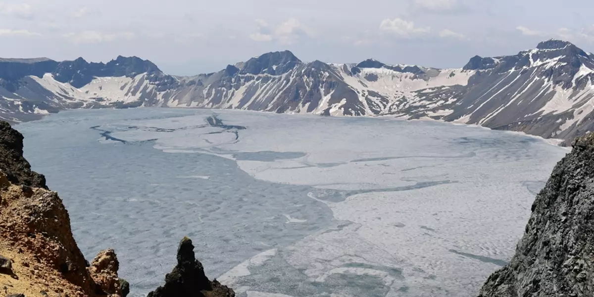 Í fagur svæði Changbayan, ferðamannastöðin er komin