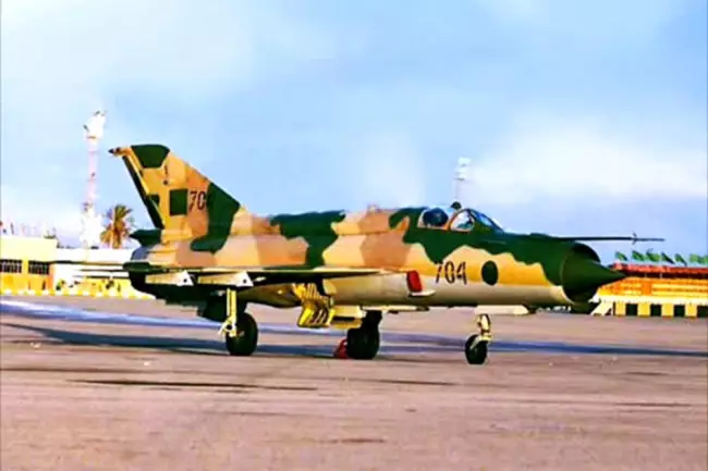 Ikteb fil-Libja Mig-21bis eskluż Brigadier Ġenerali