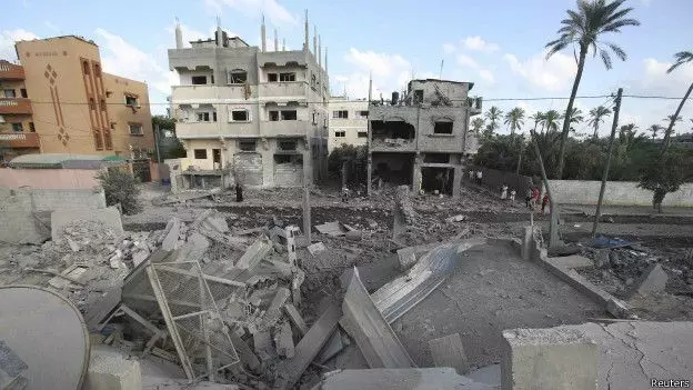 Israel bombade Finansdepartementet och Nationalbanken i Gaza - Portal / Nyheter